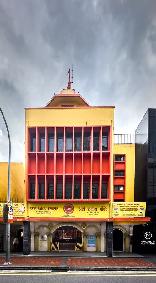 Singapore-Arya Samaj Temple Editorial Stock Image - Image of arya ...