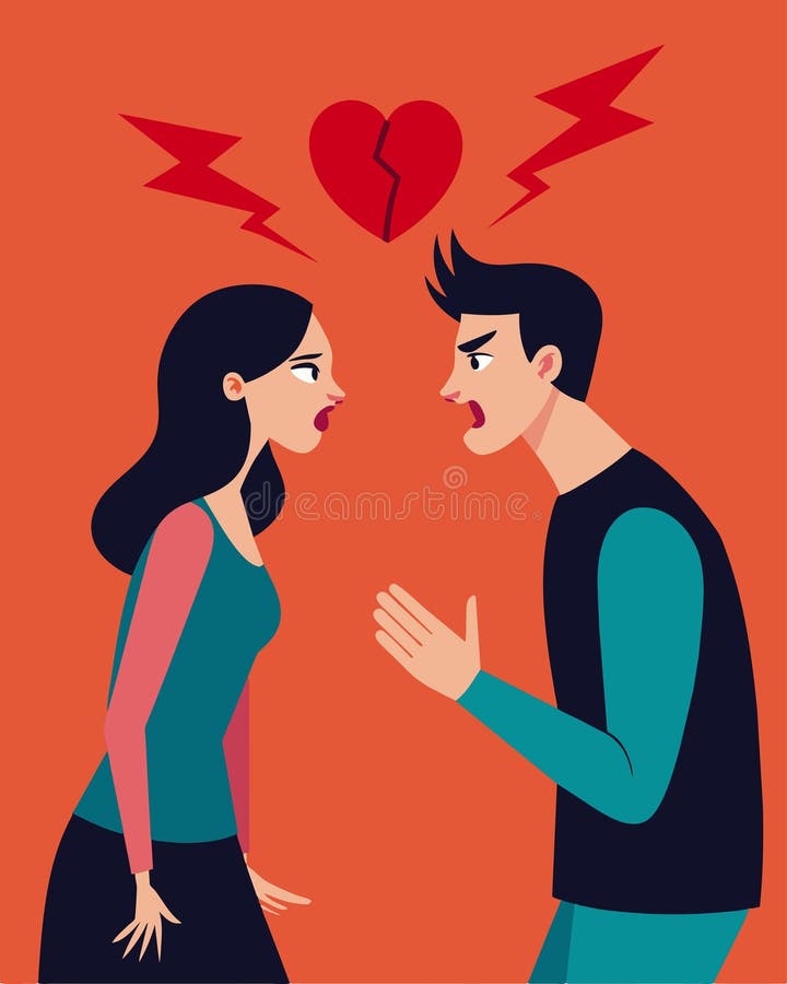 As a Couples Argument Escalates Their Words Become More Vicious and ...
