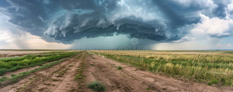 Dramatic Storm Clouds Gather Over Rural Road, a Powerful Reminder of ...