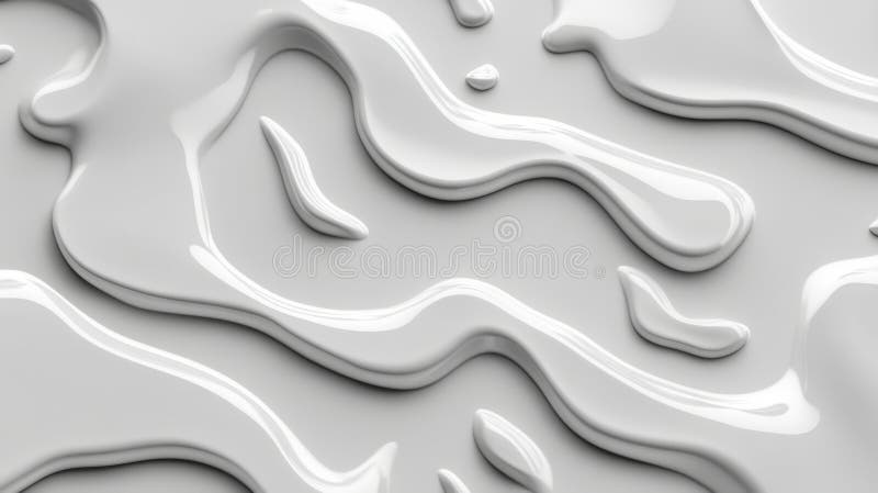 As Liquid Droplets Fall, they Generate Ripples on the Surface Stock ...