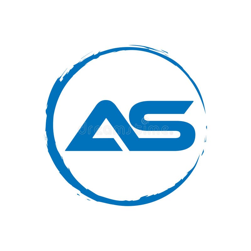 AS Logo Design. Typography AS Logo Design. Technology AS Logo Design ...