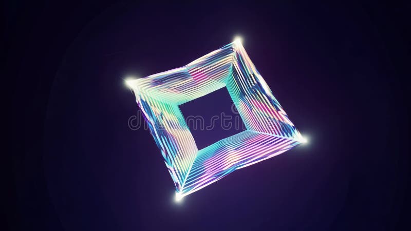 As One Shape Gradually Morphs into Another an Intricate Dance of ...