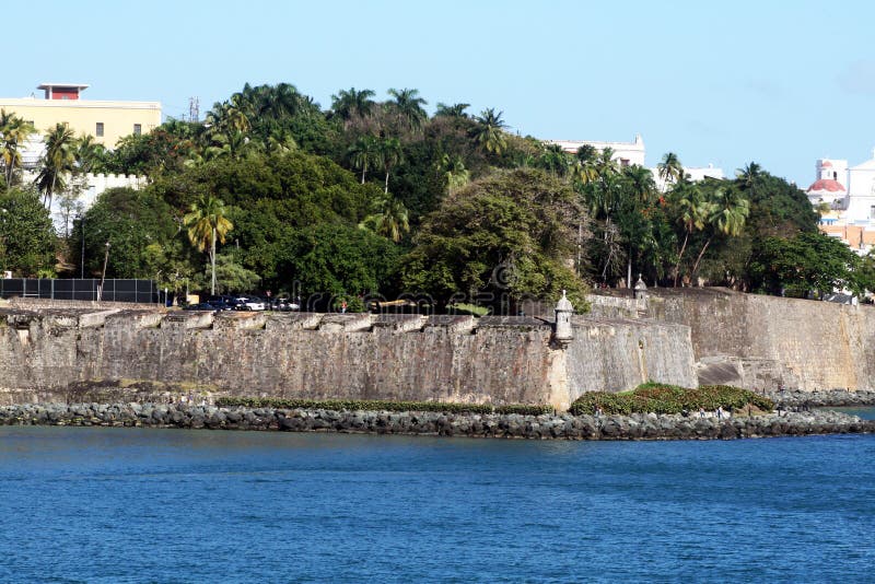 As paredes de Puerto Rico foto de stock. Imagem de estados - 56819100