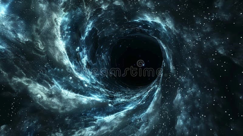 As the Particles Travel Further from the Black Hole they are Pulled ...