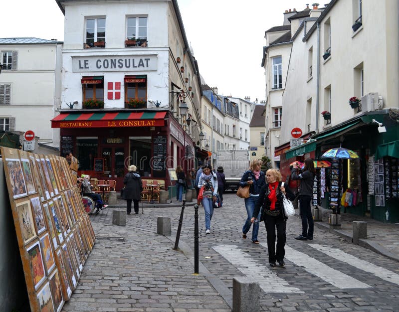As ruas de Paris imagem de stock editorial. Imagem de arquitetura ...