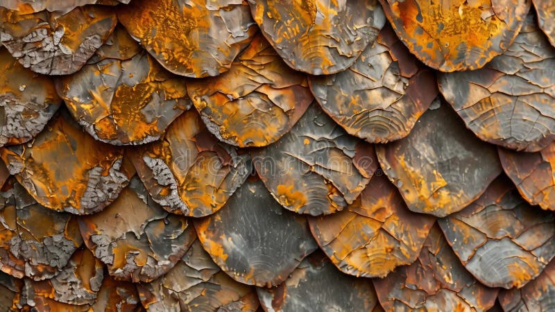 As the Rust Creeps Along the Seamless Curves of the Metal it Forms a ...