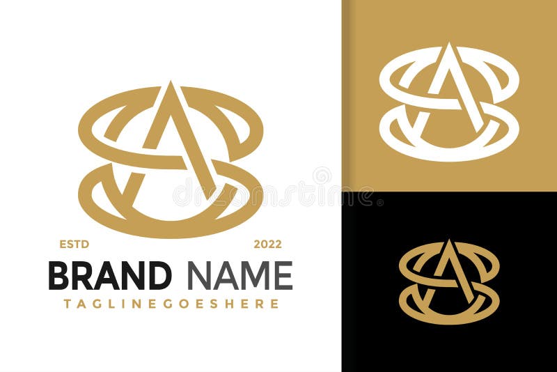 AS or SA Letter Logo Design, Brand Identity Logos Vector, Modern Logo ...