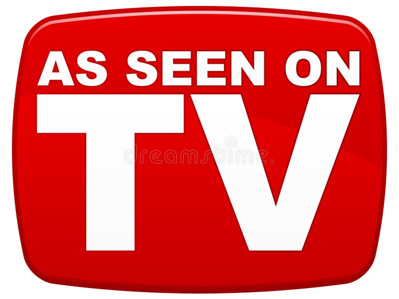 As Seen on TV stock vector. Illustration of success, icolated - 17784664