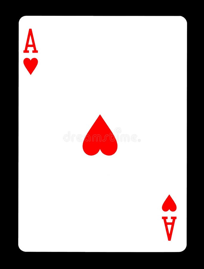 As serca karta do gry, obraz stock. Obraz złożonej z pojedynczy - 86724117