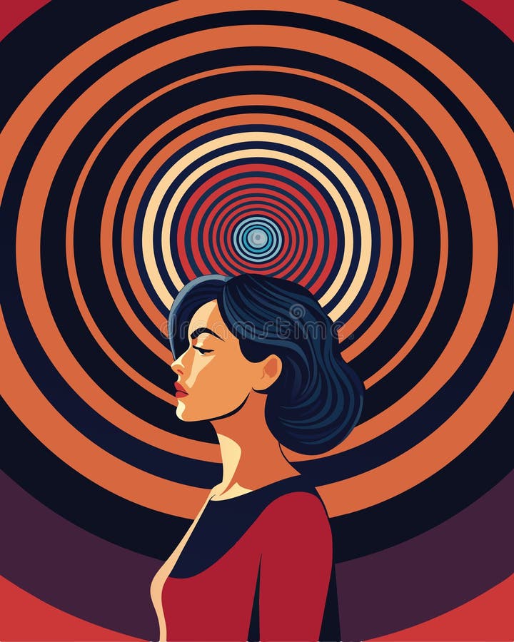 As she Stared into the Hypnotic Spiral Her Mind Felt Like it Was Being ...