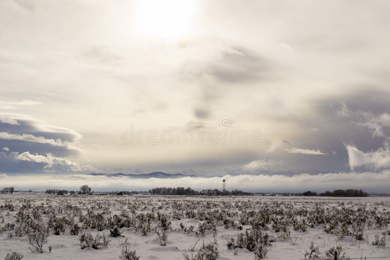 As the Storm Breaks stock image. Image of storm, montana - 47293869