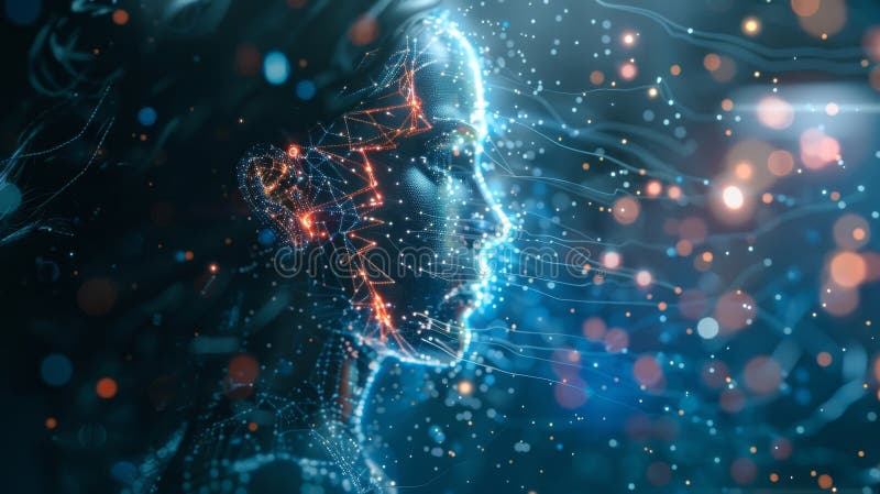 As Streams of Data Flowed into Its Digital Being the AI Avatar Adapted ...