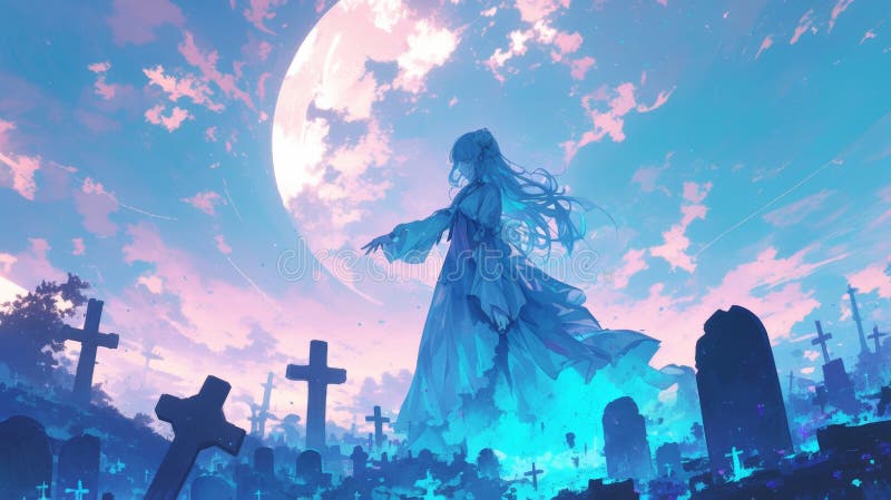 As the Sun Set and Darkness Enveloped the Cemetery the Spirits Emerged ...