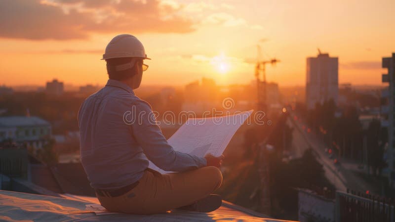 As the Sun Sets the Architects are Still Hard at Work Finalizing Plans ...