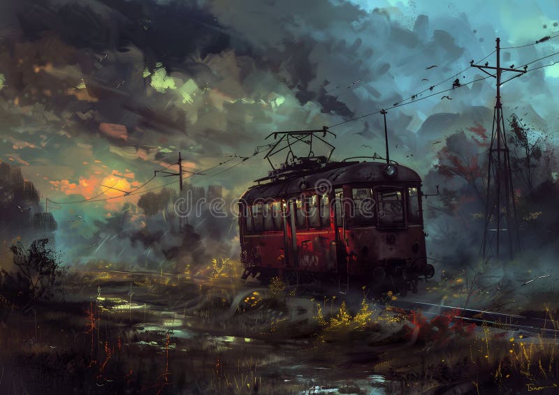 Apocalyptic Journey: a Moody Soundtrack for a Desolate World Stock ...