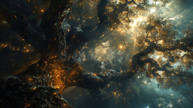 As the Trees Branches Multiply and Spread a Sense of Universal ...