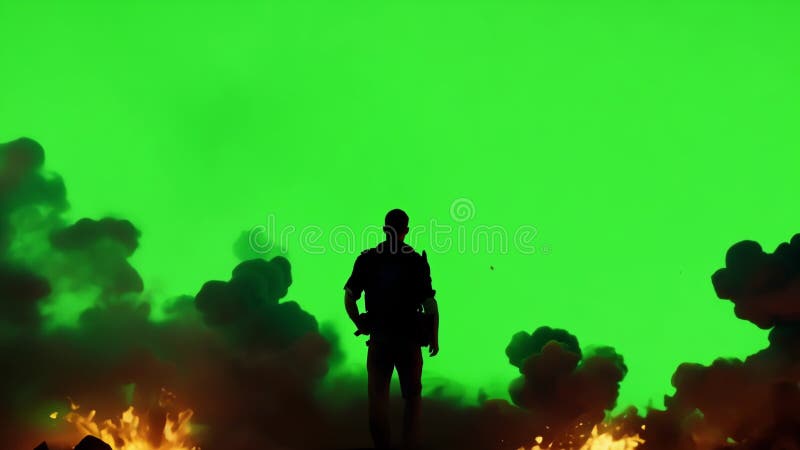 As the Villains Hideout Explodes in a Controlled Blast the Hero Emerges ...