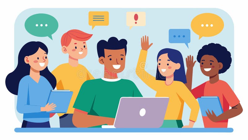 As the Virtual Study Group Session Begins Students from Different Parts ...