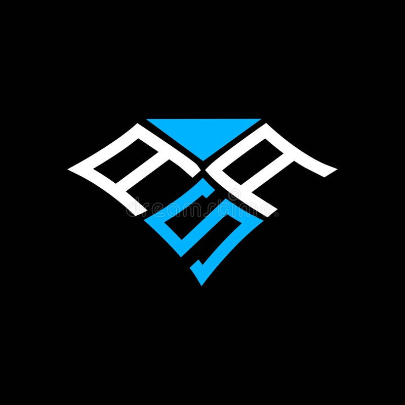 ASA Letter Logo Creative Design with Vector Graphic Stock Vector ...