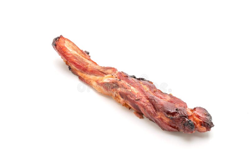 Asado de cerdo rojo imagen de archivo. Imagen de barbacoa - 155919103