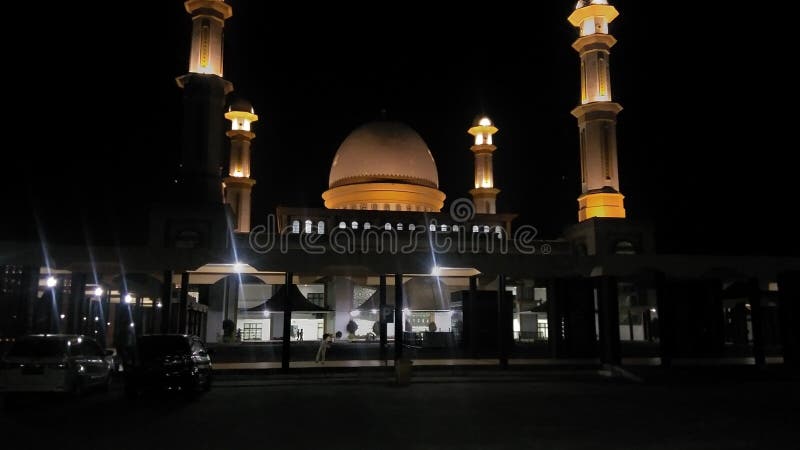 Asahan grand mosque stock photo. Image of arch, architecture - 262728938