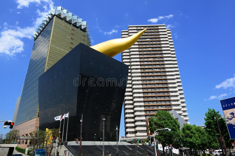 Asahi Breweries Headquarters Editorial Image - Image of corporation ...