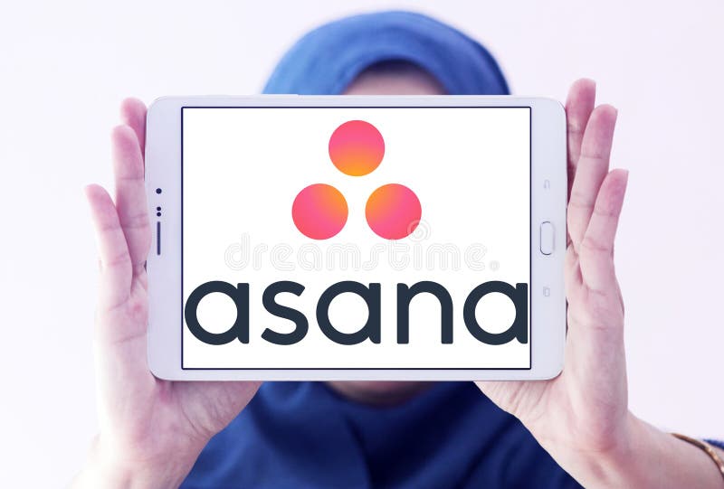 Asana-Software-Logo redaktionelles stockfotografie. Bild von ...