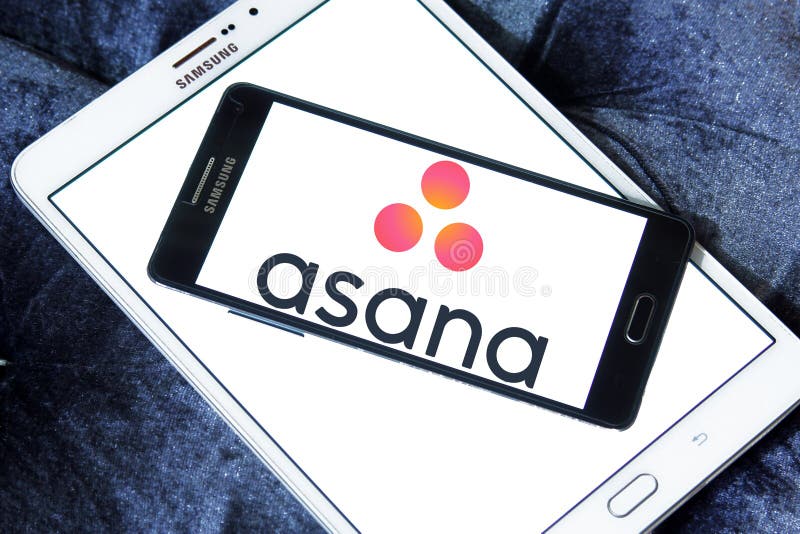 Asana-Software-Logo redaktionelles stockfotografie. Bild von ...