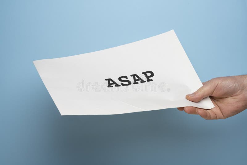 ASAP message stock image. Image of chatting, action - 219180045