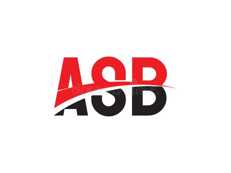 ASB Letter Initial Logo Design Vector Illustration Stock Vector ...