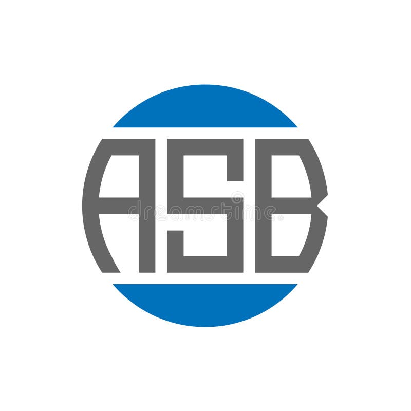 ASB Letter Logo Design on White Background. ASB Creative Initials ...