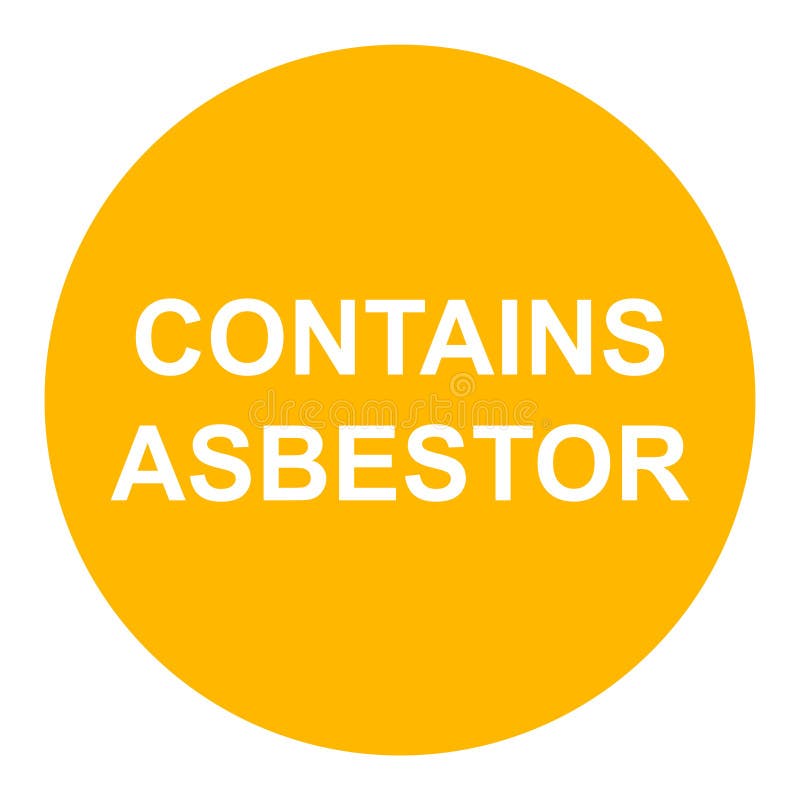 Asbestos Danger Warning Icon Vector Stock Illustration - Illustration ...