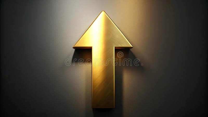 Ascending Arrow of Progress Generative AI Stock Illustration ...