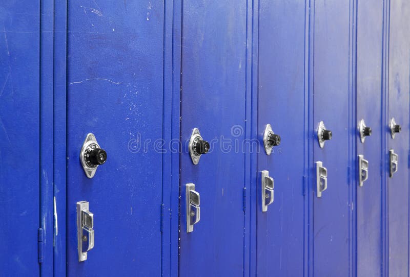 School lockers stock photo. Image of lockers, books, door - 8714986