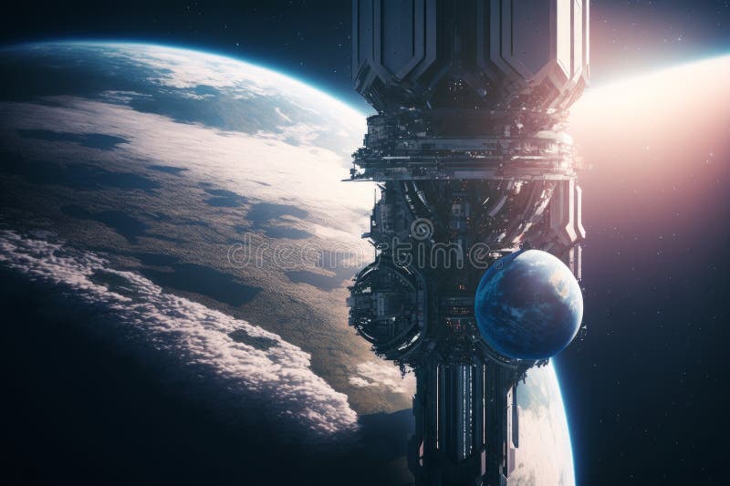 A Stunningly Realistic Bionic Space Elevator in Unreal Engine 5 - Ultra ...