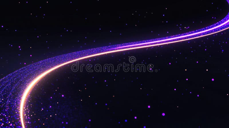 Ascending Fiber Optic Glow: Dynamic Line Rays Stock Illustration ...