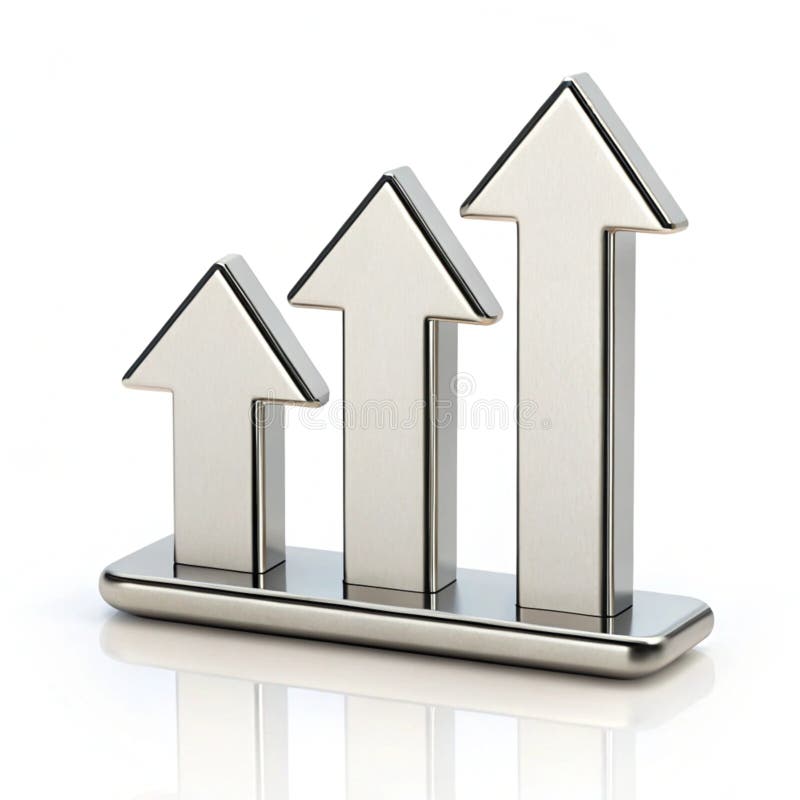 Ascending Order 3D Icon stock illustration. Illustration of order ...