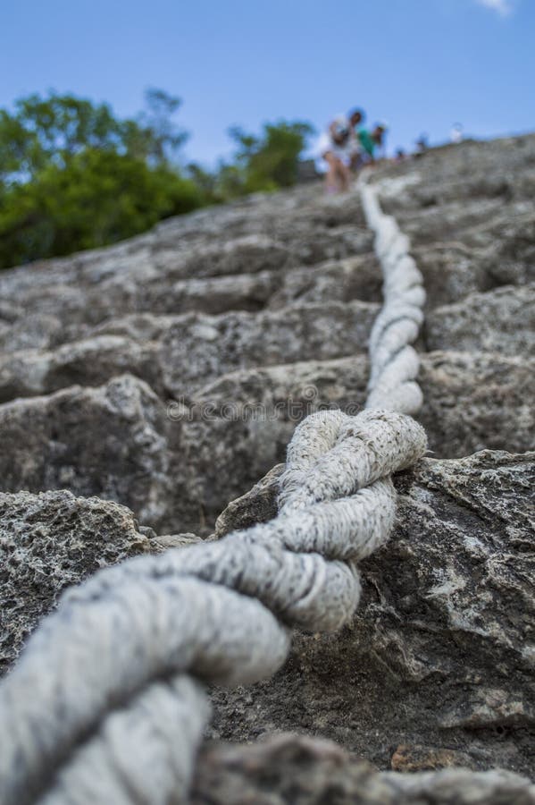 Ascending rope stock photo. Image of heavens, rope, steps - 41630884