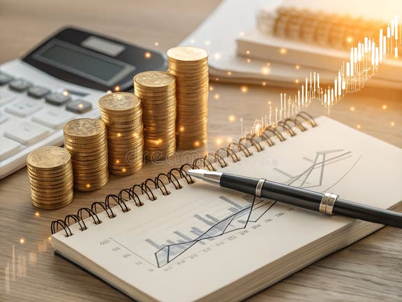 Ascending Wealth a Visual Representation of Financial Success Stock ...