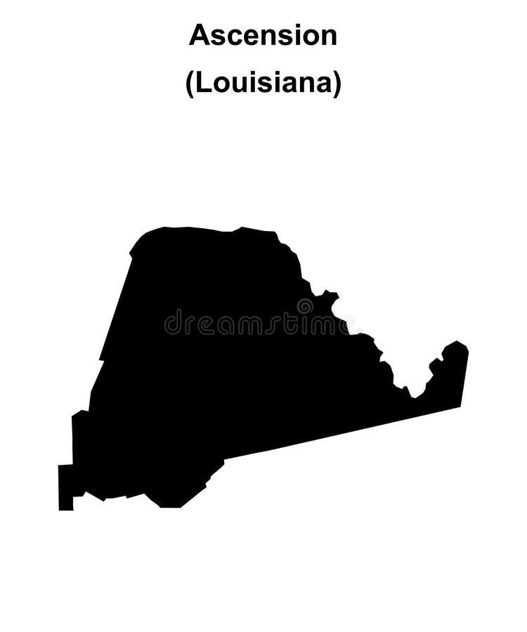 Ascension outline map stock vector. Illustration of territory - 361601589