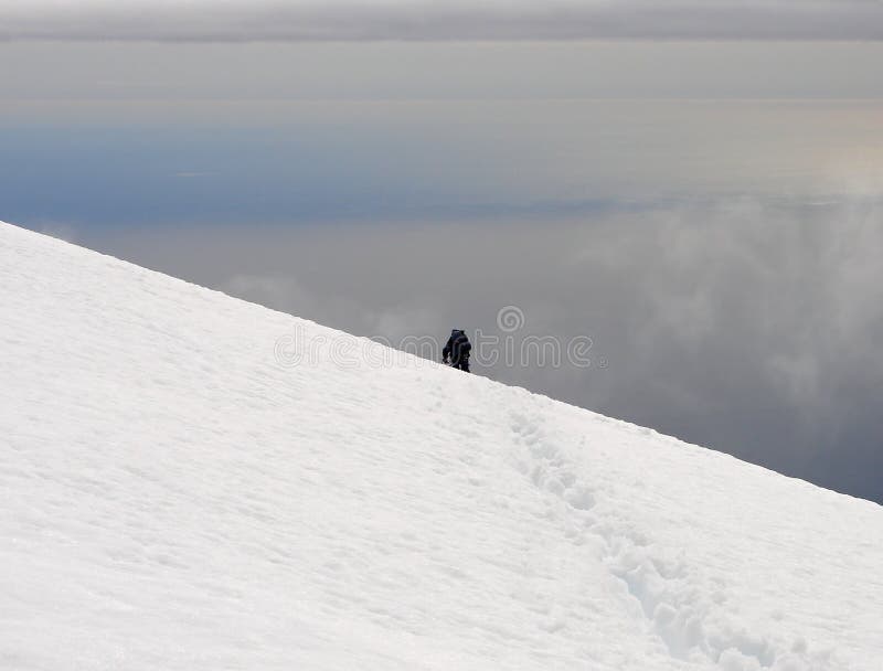 Beerenberg Volcano on Jan Mayen Island Stock Photo - Image of climb ...