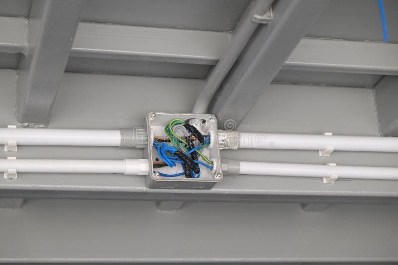 Installation Electrical System Wiring the Wall, Electrical Pipeline ...