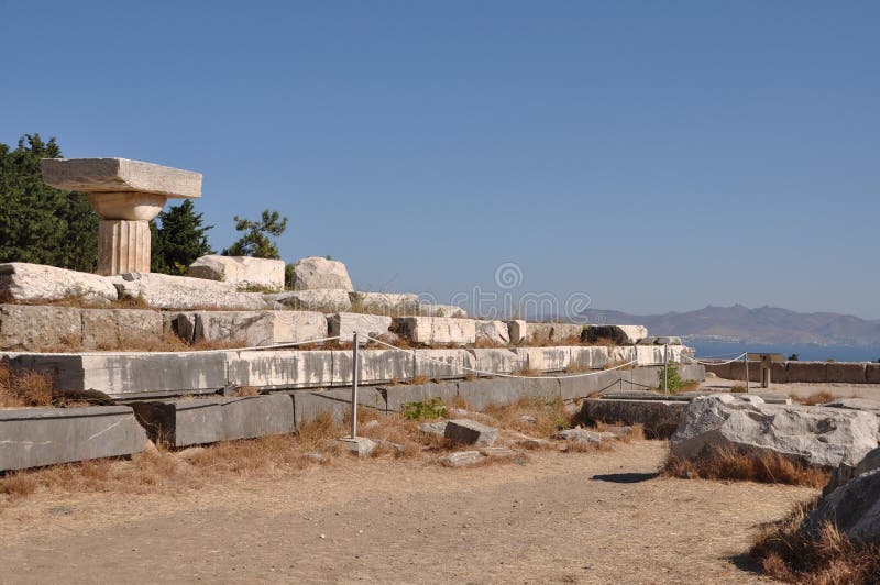 Asclepion stock photo. Image of columns, asclepion, asclepeion - 16336902