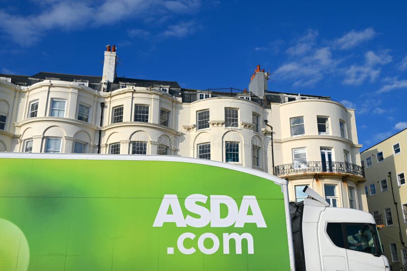 ASDA Truck in Brighton UK. editorial photography. Image of automobile ...
