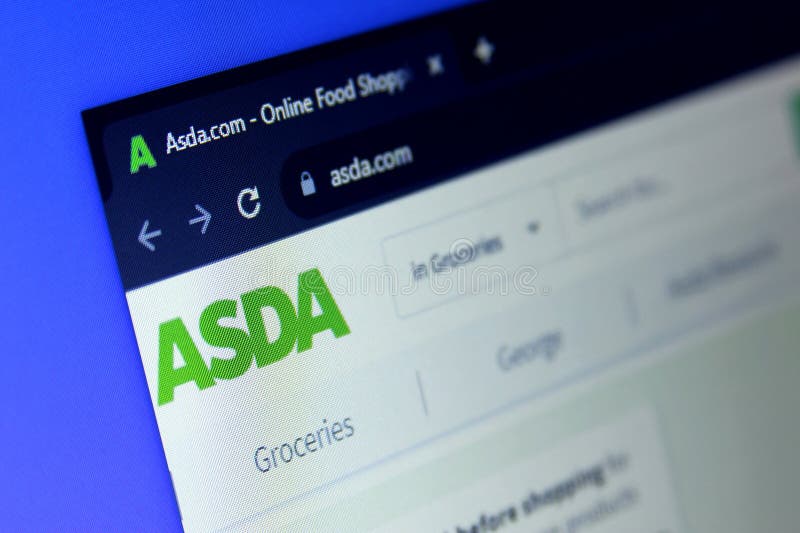 Asda logo editorial photo. Image of retail, logotype - 298215356