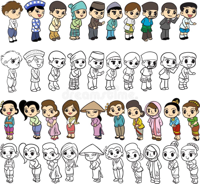 ASEAN countries stock illustration. Illustration of vietnam - 166247472