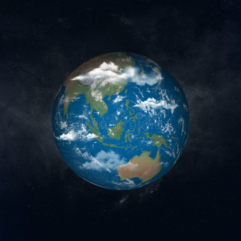 ASEAN on Globe Map with Asia Stock Illustration - Illustration of coat ...