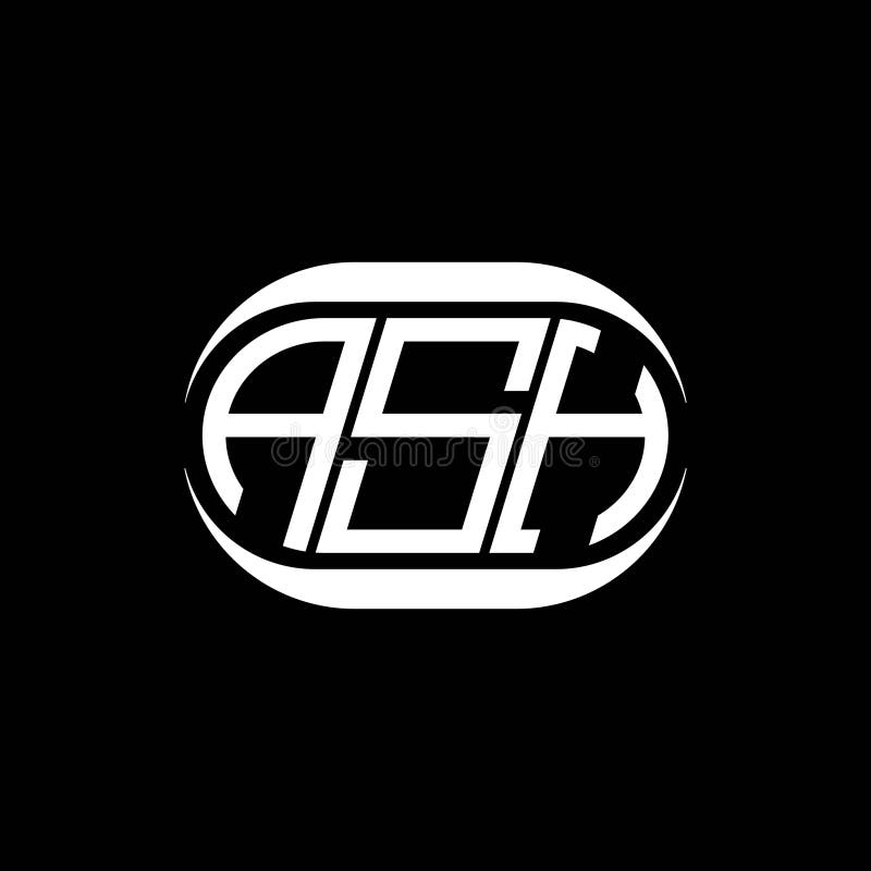 ASH Abstract Monogram Logo Design. ASH Monogram Unique Modern Flat ...