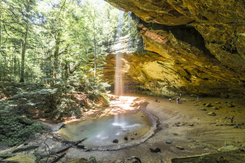 Ash Cave, Hocking Hills Ohio Editorial Photography - Image of ohio ...