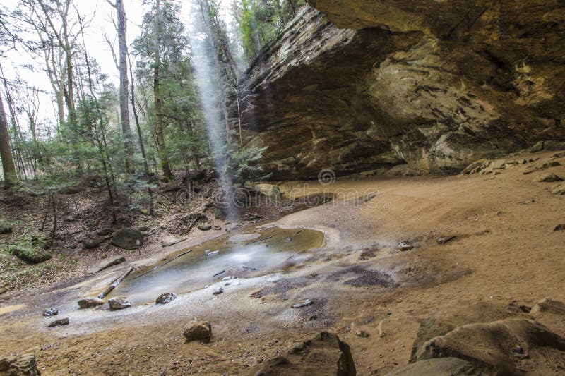 Ash Cave, Hocking Hills State Park, Ohio Stock Image - Image of forest ...